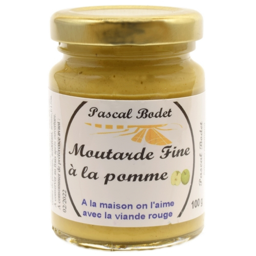 MOUTARDE FINE À LA POMME - 100g - PASCAL BODET